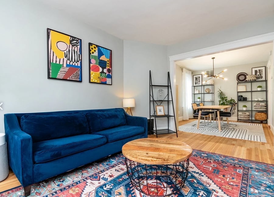 Furnished 1 bedroom plus Office on the Top Floor Near Savin Hill