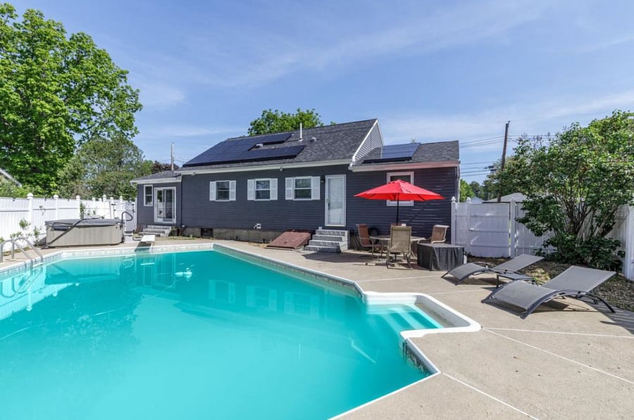 Spacious Ranch-Style Home with In-Ground Pool, Hot Tub & Finished ...