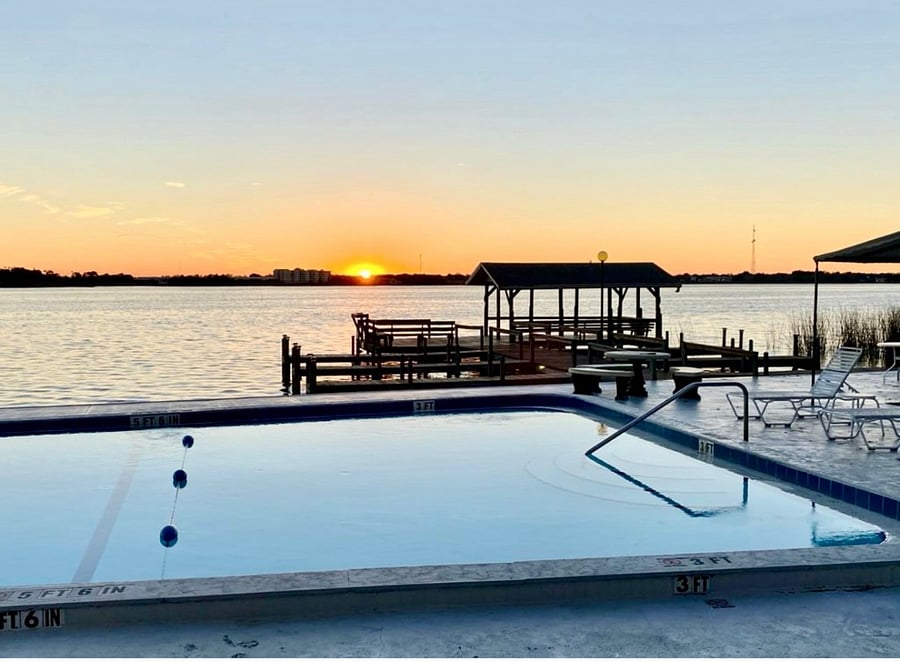 Lakeside condo