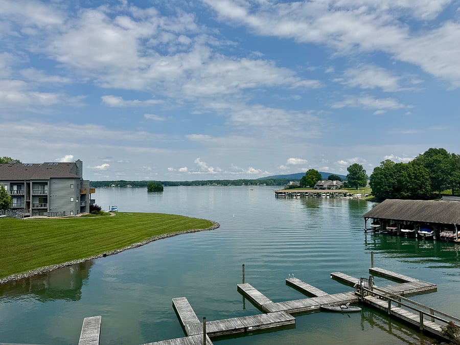 Stunning Lake Views and Quiet Neighborhood with Many Amenities