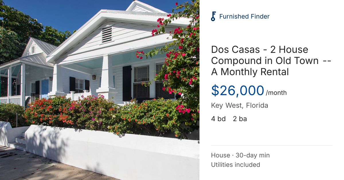 Dos Casas - 2 House Compound in Old Town -- A Monthly Rental